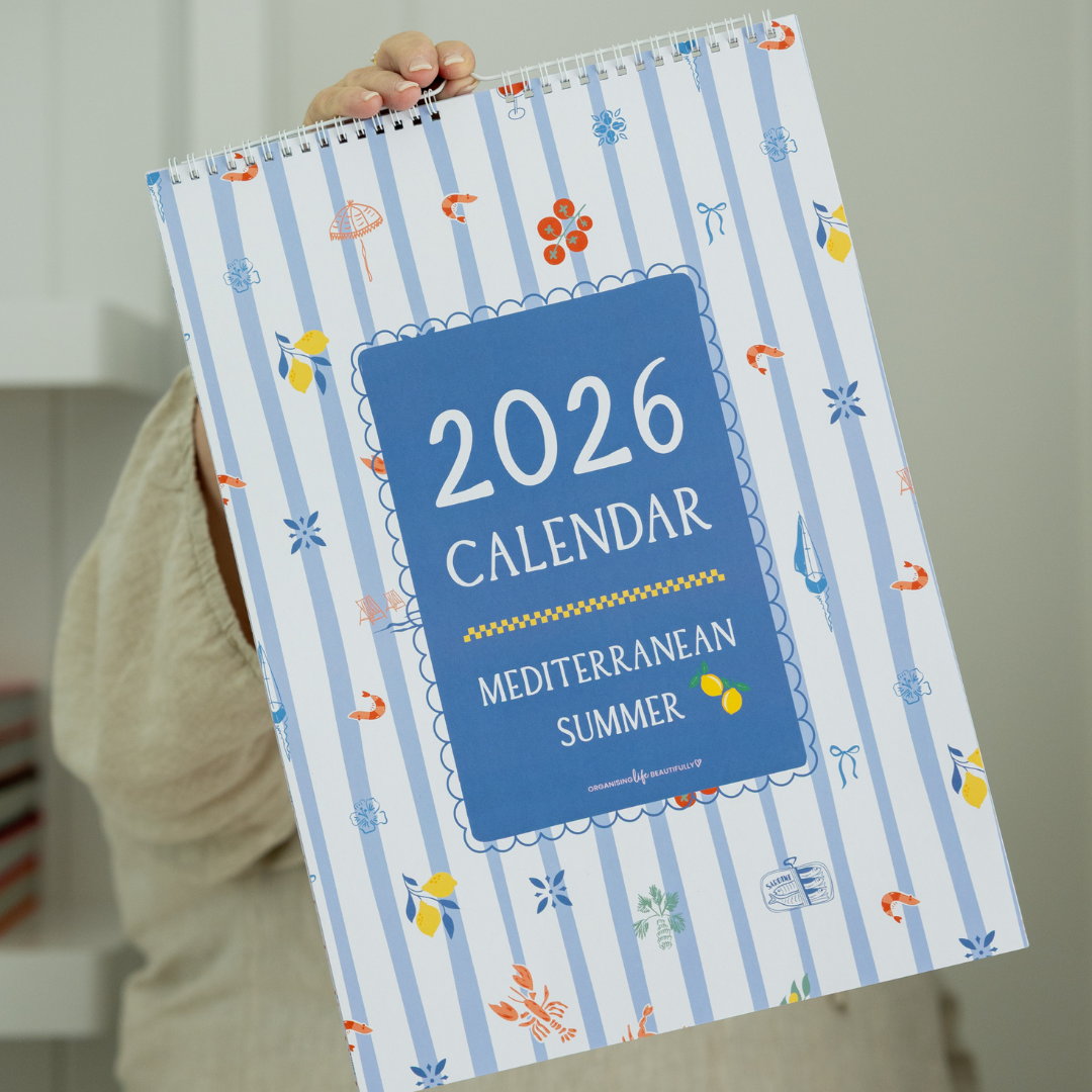 2026 Mediterranean Wall Calendar | Bright & Colourful Flip Design ...