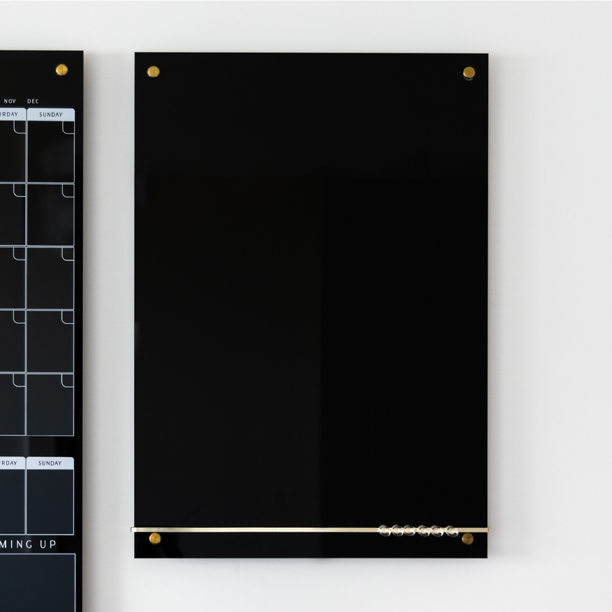 The Wall Hub - Memo Board - Black – Organising Life Beautifully