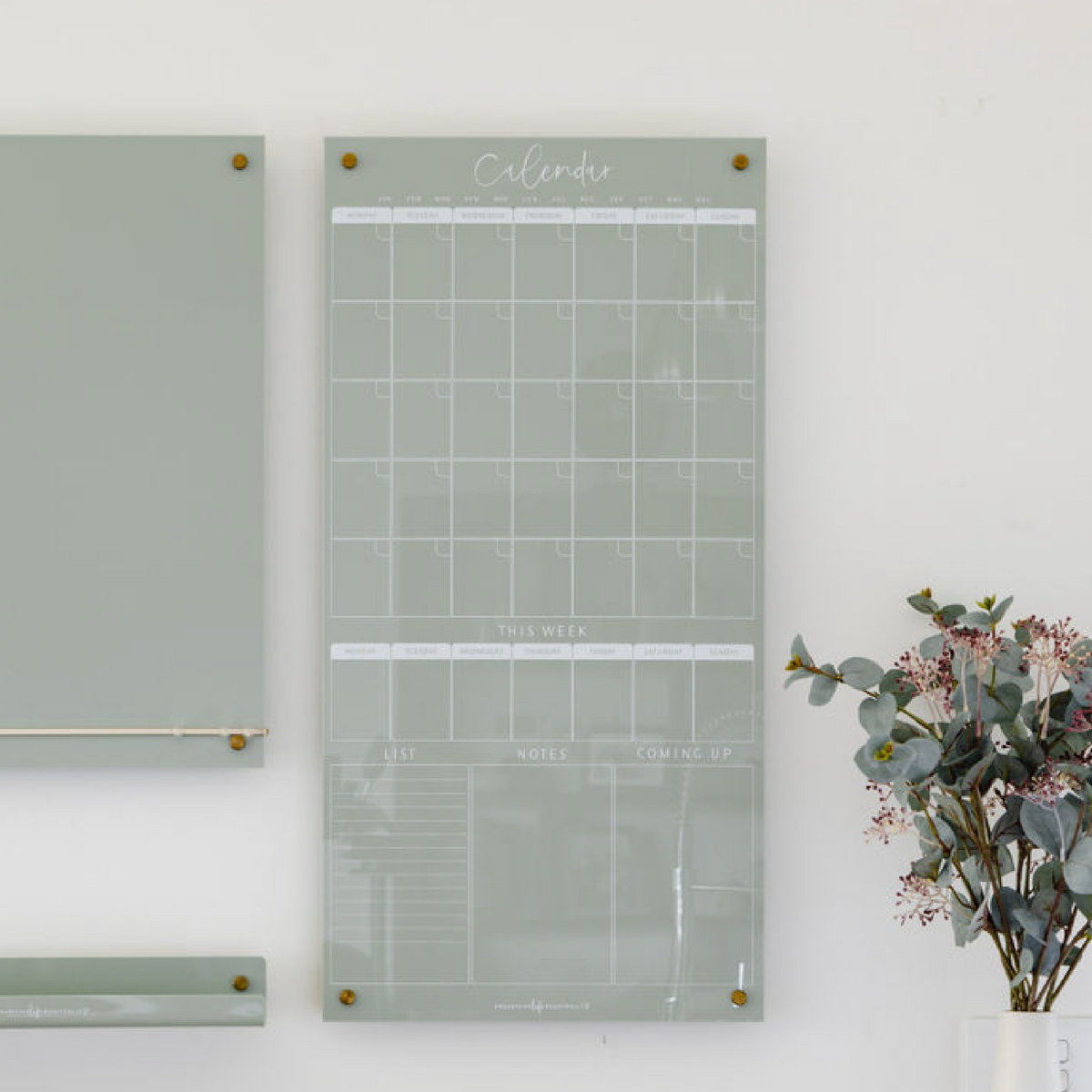 All-In-One Acrylic Wall Planner – Clear & Functional Family ...