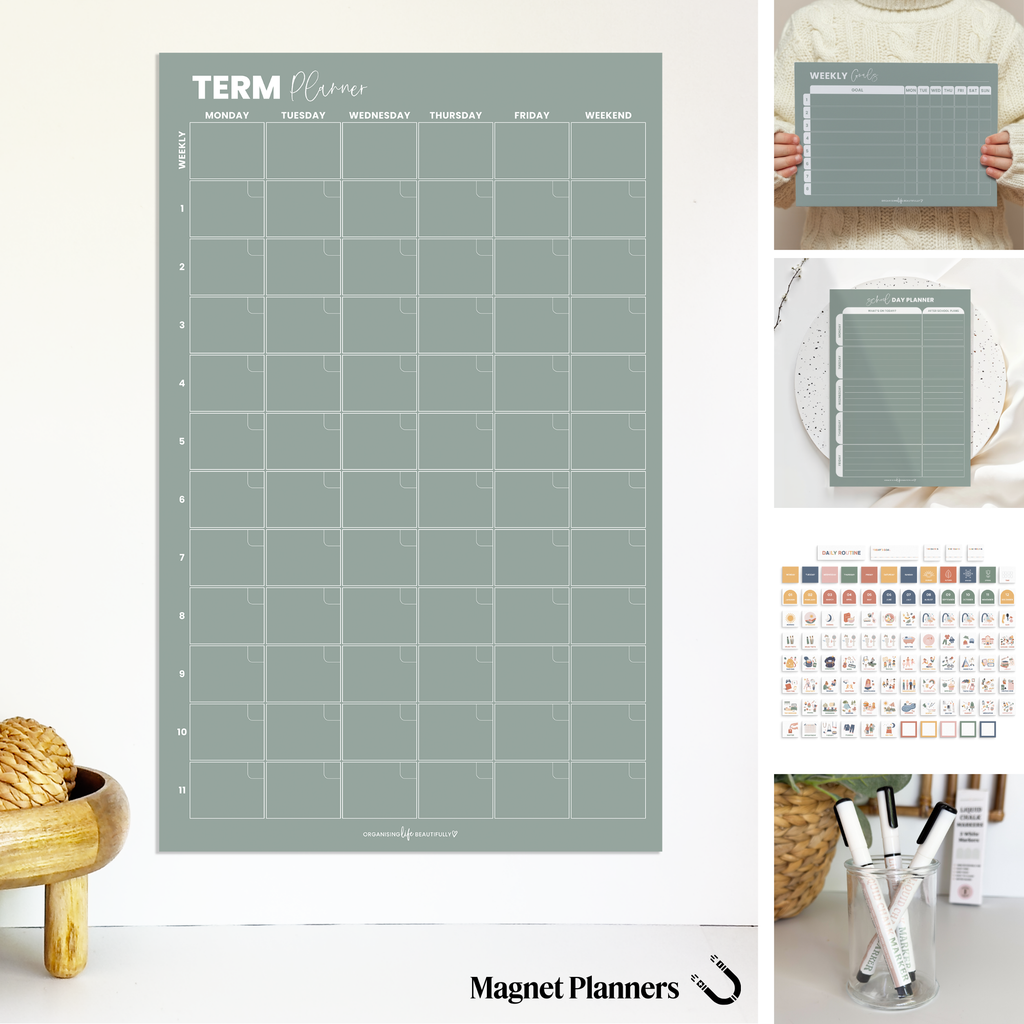 School term planner for families and teachers – Organising Life Beautifully